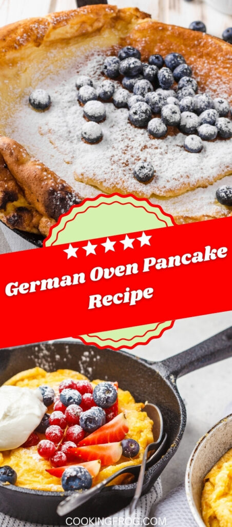 German Oven Pancake Recipe - Cooking Frog