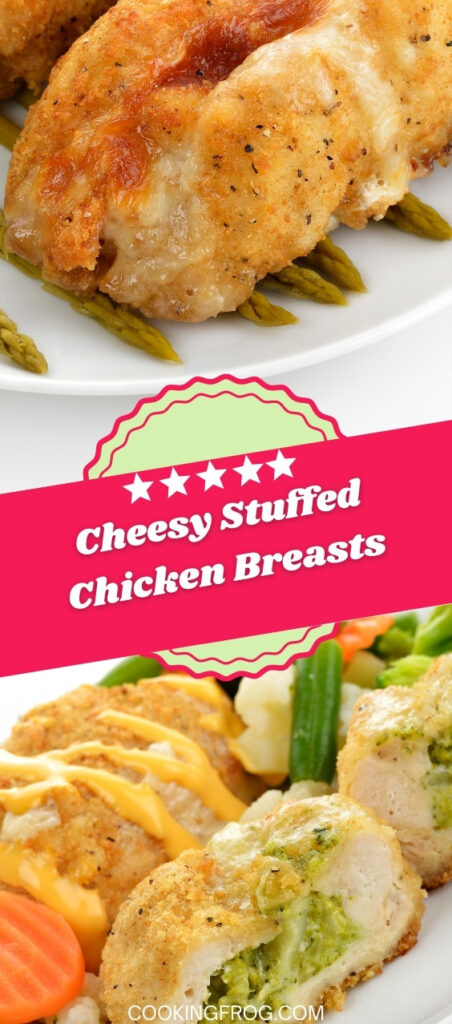 Cheesy Stuffed Chicken Breasts - Cooking Frog