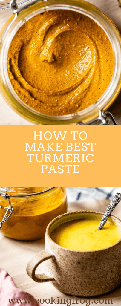 How to make Best Turmeric Paste - Cooking Frog