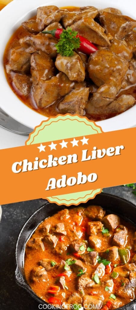 How to Make Chicken Liver Adobo - Cooking Frog