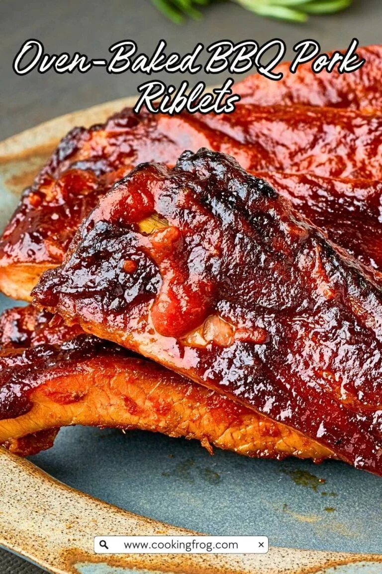 Baked BBQ Pork Riblets Recipe - Cooking Frog