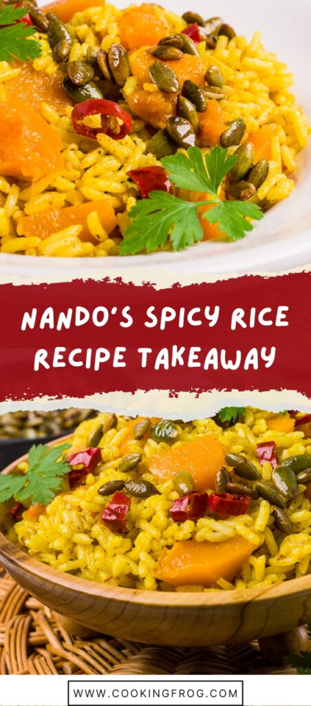 Nando's Spicy Rice Recipe Takeaway - Cooking Frog