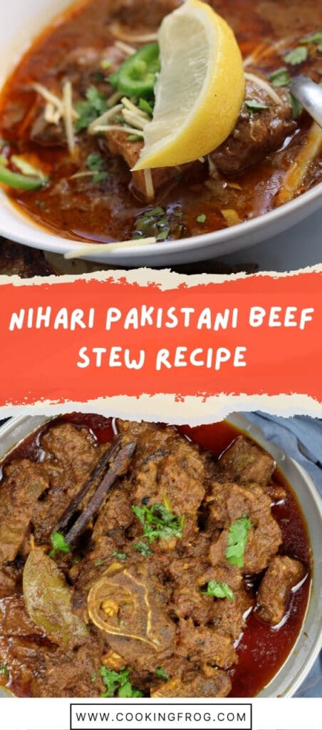 How to make Nihari - Pakistani Beef Stew Recipe - Cooking Frog