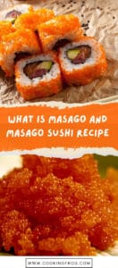 What is Masago and Masago Sushi Recipe - Cooking Frog