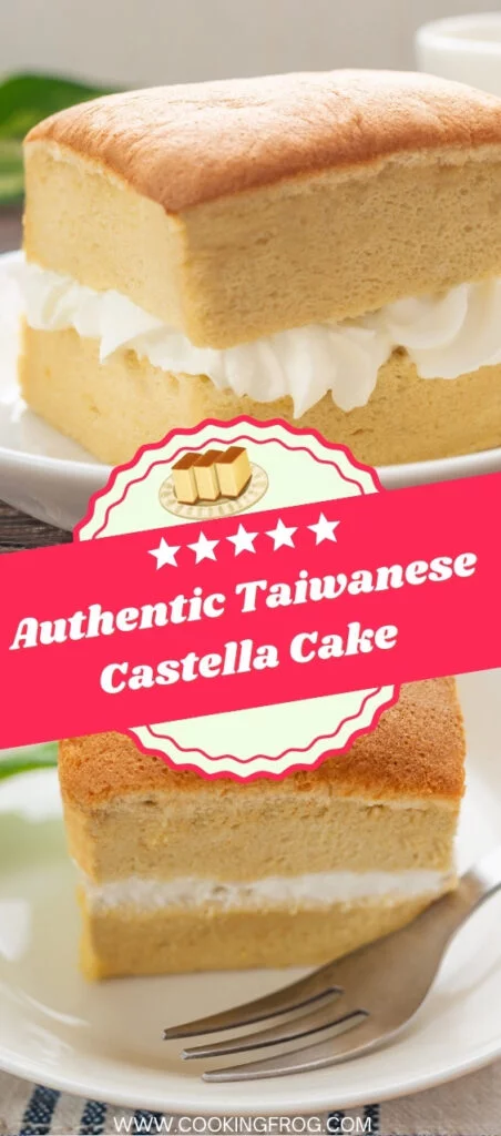 Authentic Taiwanese Souffle Castella Cake Recipe - Cooking Frog