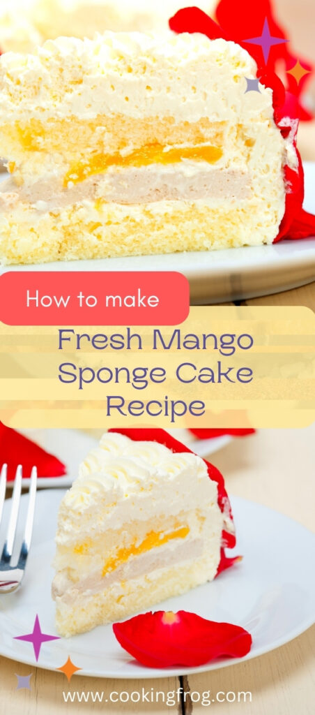 Fresh Mango Cake Recipe - Cooking Frog