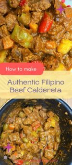 Authentic Filipino Beef Caldereta Recipe - Cooking Frog