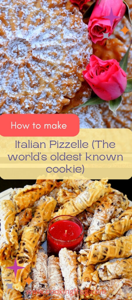 Italian Pizzelle Cookies Recipe (The Oldest Known Cookie) - Cooking Frog