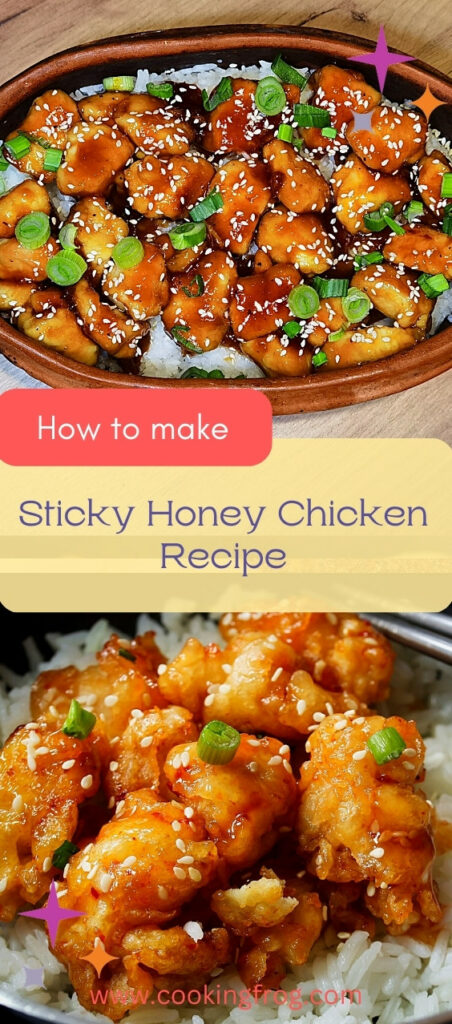 Sweet & Sticky Honey Chicken Recipe - Cooking Frog