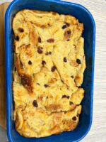 Italian Bread Pudding with Vanilla-Infused Sauce - Cooking Frog