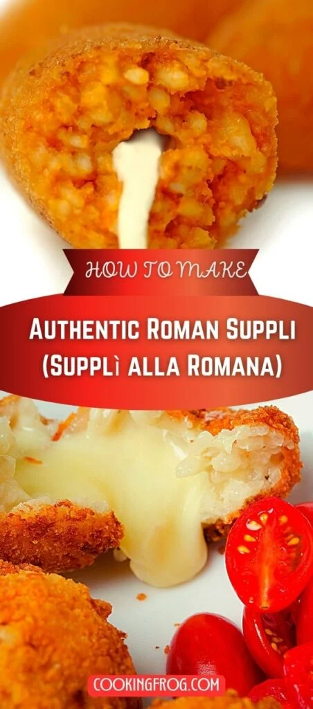 Authentic Roman Suppli Recipe (Supplì alla Romana) - Cooking Frog