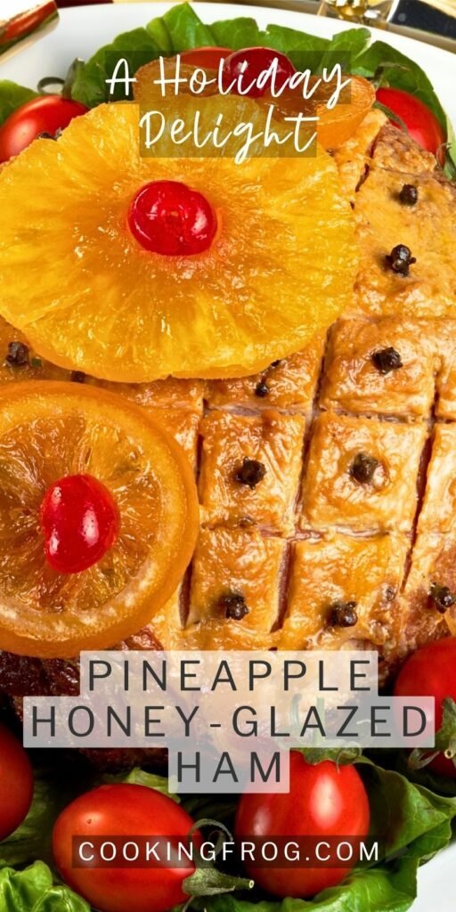 Pineapple Honey-Glazed Ham - Easy Recipe - Cooking Frog