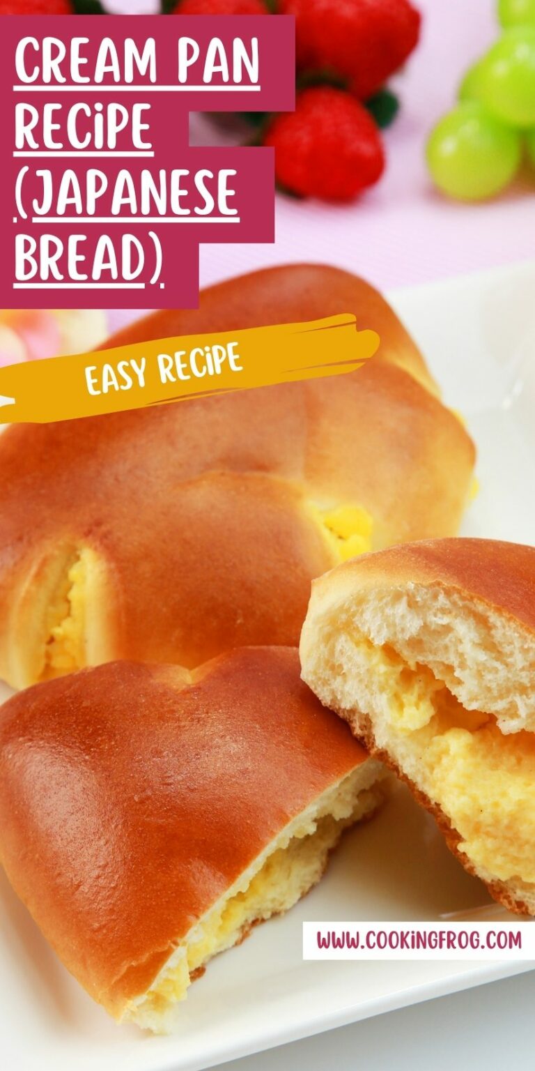 The Best Cream Pan Recipe (Japanese Bread) - Cooking Frog